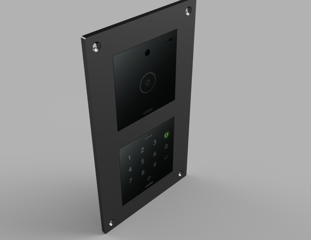 Adapterblende Loxone Intercom, NFC Code Touch (alte Intercom) | pr ...